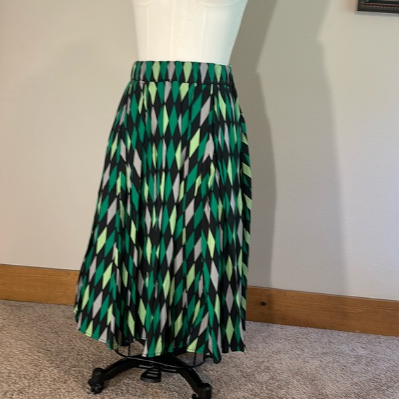Pinup Couture | Skirts | Slytherin Inspired House Harlequin Circle Skirt | Poshmark